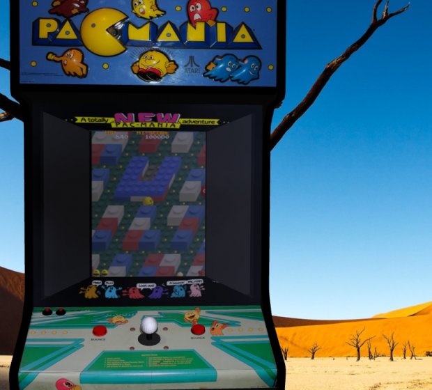 PacMania - Upright Arcade Machine Free 3D Model - .3ds - Free3D