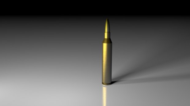 Bullet + Shell (Rifle) Free 3D Model - .obj .c4d - Free3D