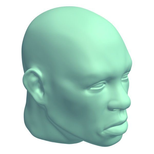 Sad Facial Expression V2 Free 3D Model - .obj .stl - Free3D