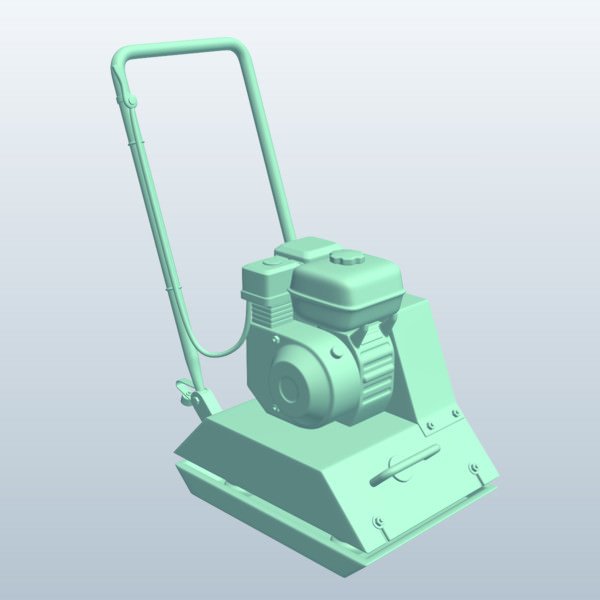 Vibratory Plate Compactor v2 Free 3D Model - .obj .stl - Free3D