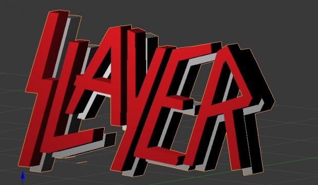 Slayer logo Free 3D Model - .3ds .obj .dae .blend .fbx .mtl - Free3D