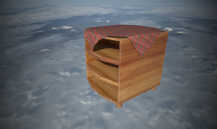 Small Table Free 3D Model - .blend .fbx - Free3D