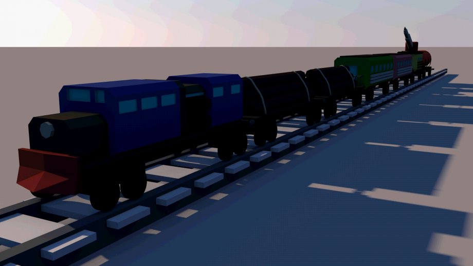SIMPLE Train Free 3D Model - .c4d - Free3D
