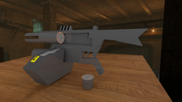 Unturned-style AR2 pulse rifle. Free 3D Model - .blend - Free3D