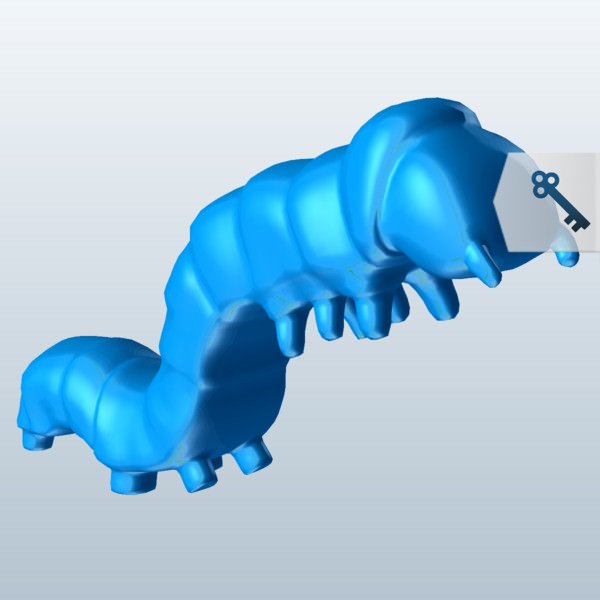 Inchworm Standing V1 Free 3D Model - .obj .stl - Free3D