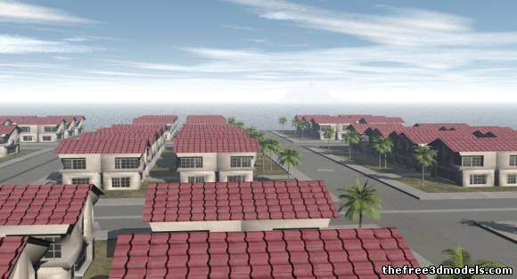 House Complex Free 3D Model - .obj - Free3D