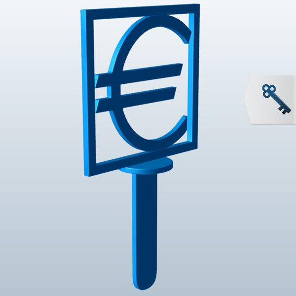 Euro Sign v1 Free 3D Model - .obj .stl - Free3D