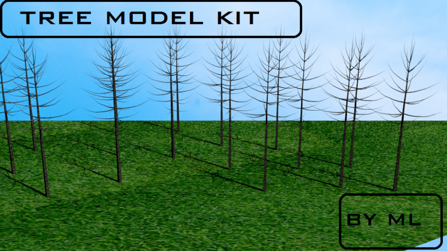 Tree model kit Free 3D Model - .fbx .stl - Free3D
