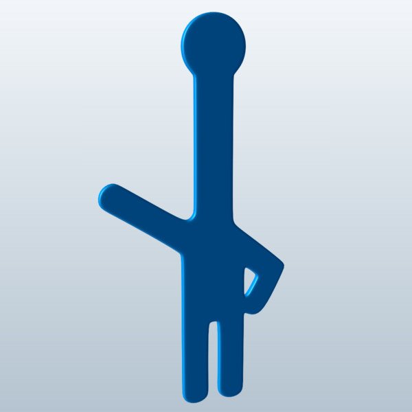 Stick fig pos5 V2 Free 3D Model - .obj .stl - Free3D