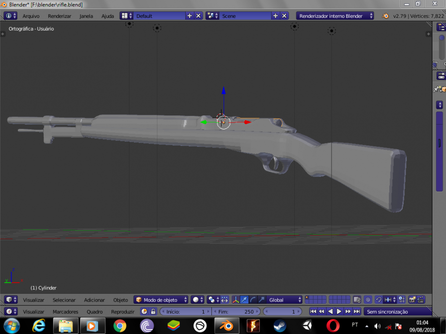 Rifle Free 3D Model - .blend .3ds - Free3D