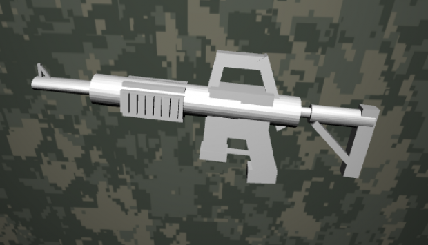 M4 assault rifle Free 3D Model - .stl - Free3D