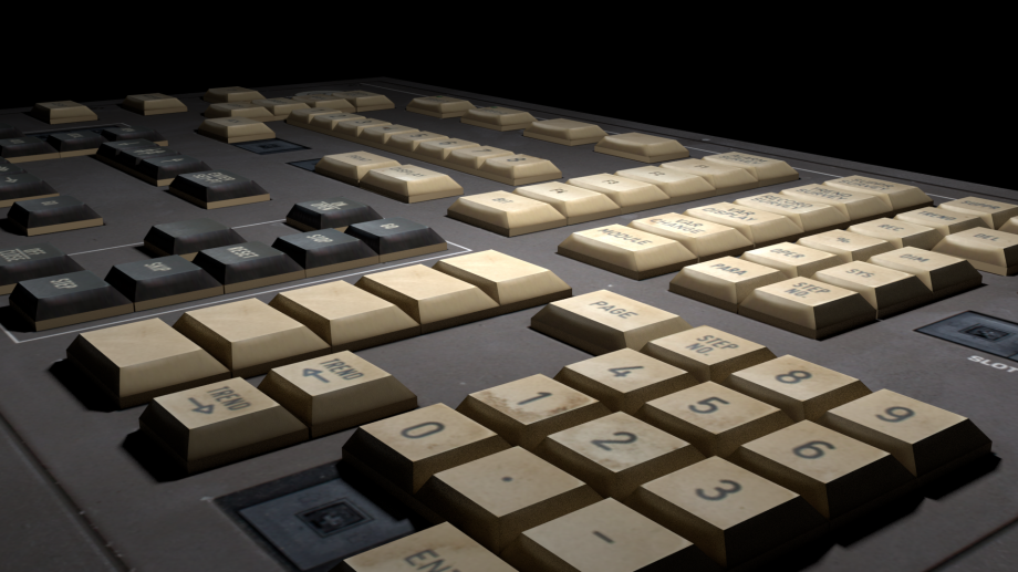 Old KeyBoard Free 3D Model - .blend .3ds - Free3D