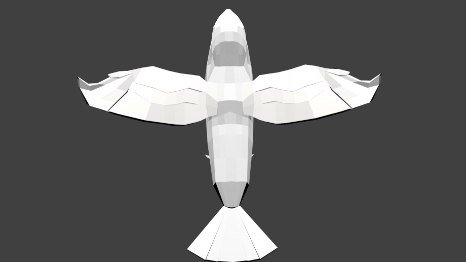Low Poly Raven Free 3D Model - .blend .obj - Free3D