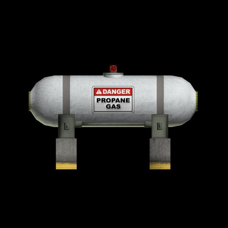 Propane Storage Tank Free 3D Model - .an8 .3ds .obj - Free3D