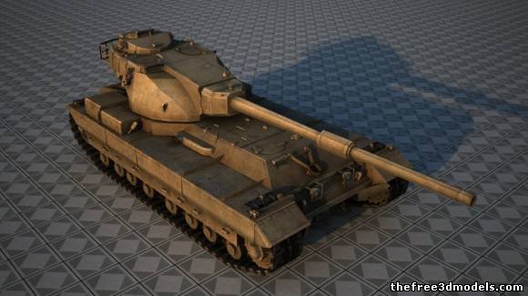 FV215b Free 3D Model - .3ds .obj .c4d .sldprt - Free3D