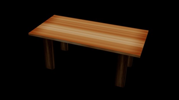 Table Free 3D Model - .3ds .obj .mtl - Free3D