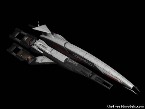 SSV Normandy SR1 (Mass Effect) Free 3D Model - .max .tga - Free3D