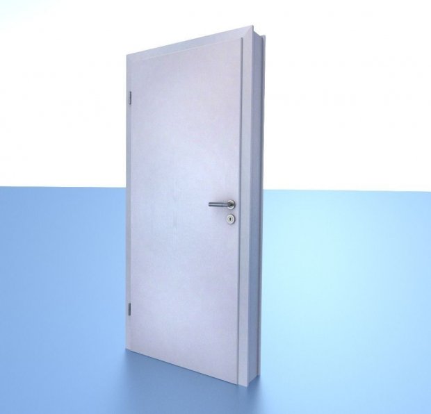Room Door Free 3D Model - .obj .dae .blend .mtl - Free3D