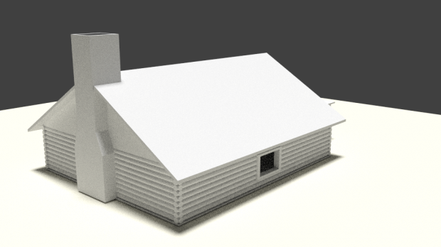Simple House Free 3D Model - .blend - Free3D
