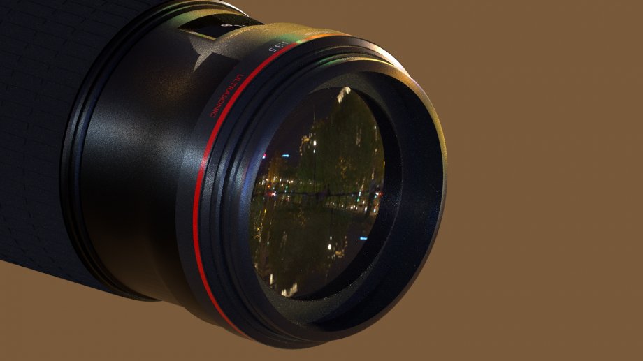 CANON LENS Free 3D Model - .blend - Free3D