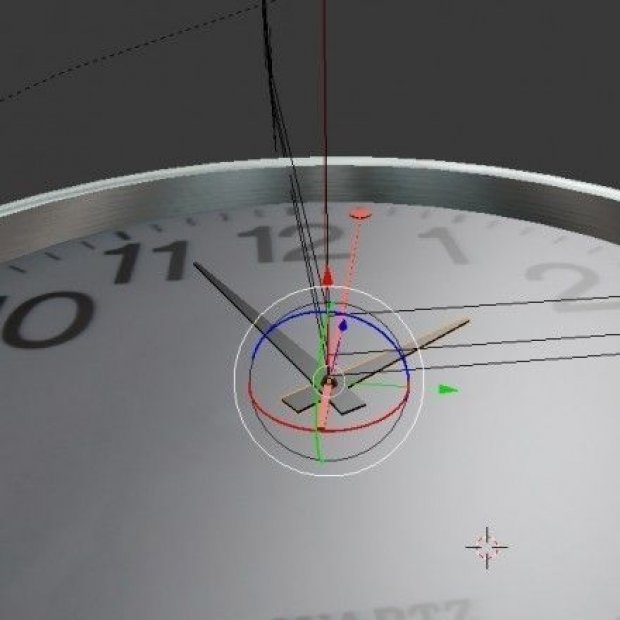Wall Clock Free 3D Model - .3ds .obj .blend .fbx .mtl - Free3D