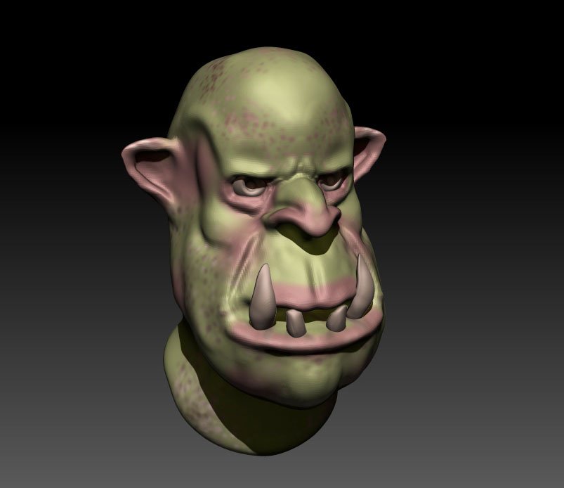 Orc Head Free 3D Model - .obj - Free3D