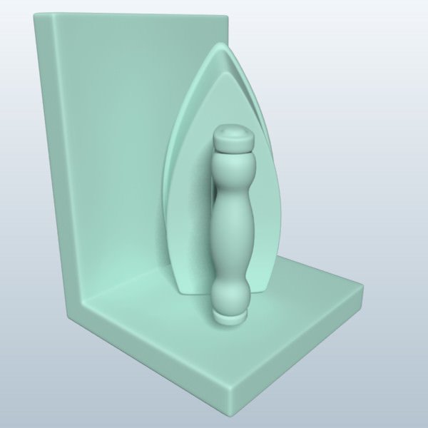 Historic Iron Bookend v2 Free 3D Model - .obj .stl - Free3D