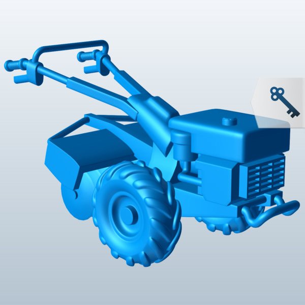Power Tiller v1 Free 3D Model - .obj .stl - Free3D