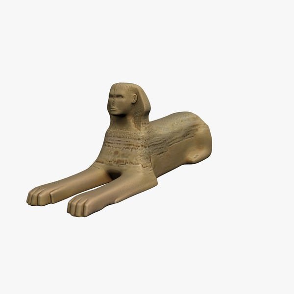 Egypt sphinx V2 Free 3D Model - .obj .stl - Free3D