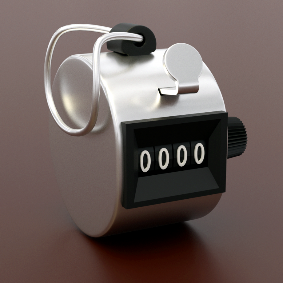 Tally Counter Free 3D Model - .fbx - Free3D