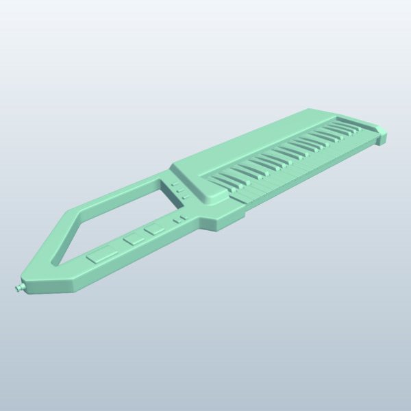 Keytar v1 Free 3D Model - .obj .stl - Free3D