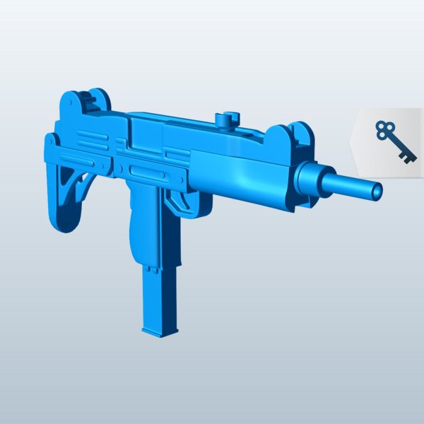 Openbolt blowbackoperated submachine gun v1 Free 3D Model - .obj .stl ...