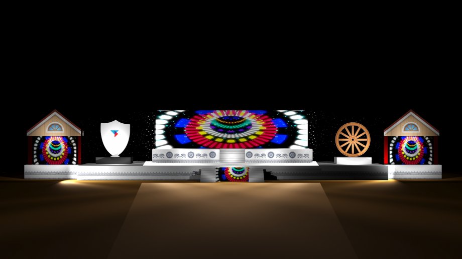 Stage Design - Village Theme by Kalai Free 3D Model - .max - Free3D