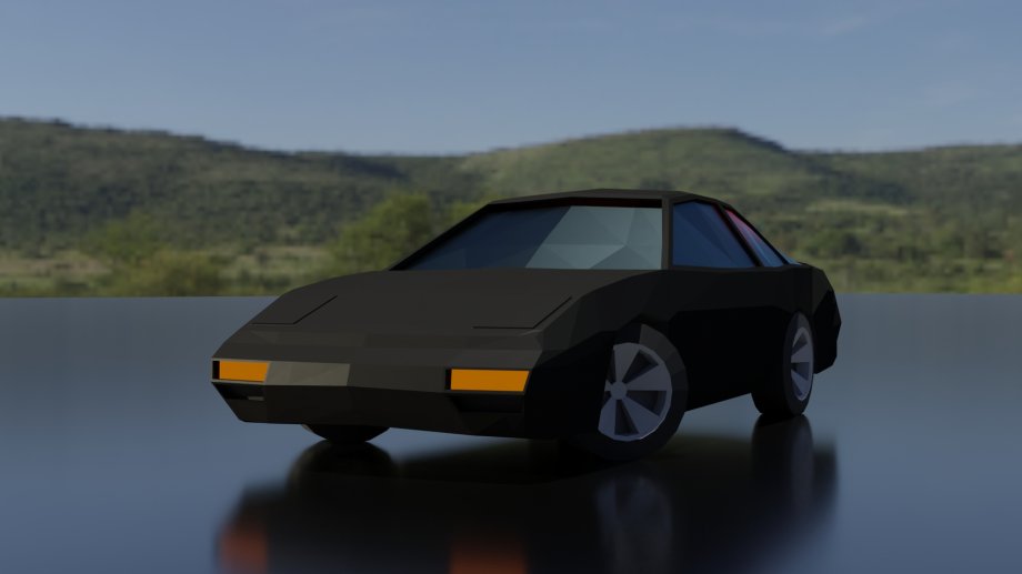 Low Poly - Nissan 240sx (1989) Modelo 3D gratis - .obj .fbx .mtl - Free3D