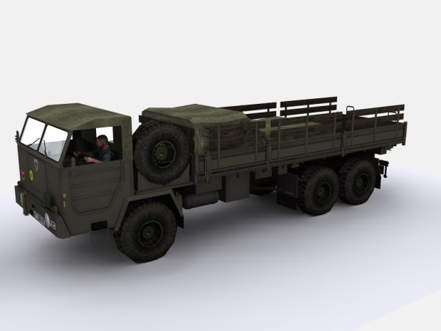 Faun L908/54 German Army-Truck Cold-War-Era Free 3D Model - .3ds .obj ...
