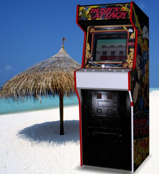 Rush \ 'n Attack Upright Arcade Machine Modelo 3D gratis - .3ds - Free3D