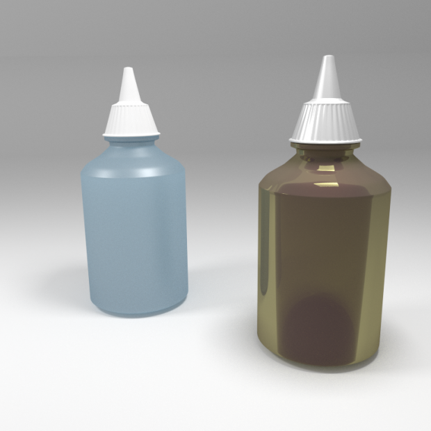 Eye Drop Free 3D Model - .3ds .obj .blend .mtl - Free3D