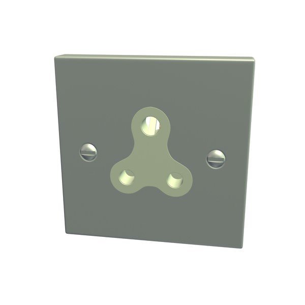 BS 546 Female Wall Socket v4 Free 3D Model - .obj .stl - Free3D