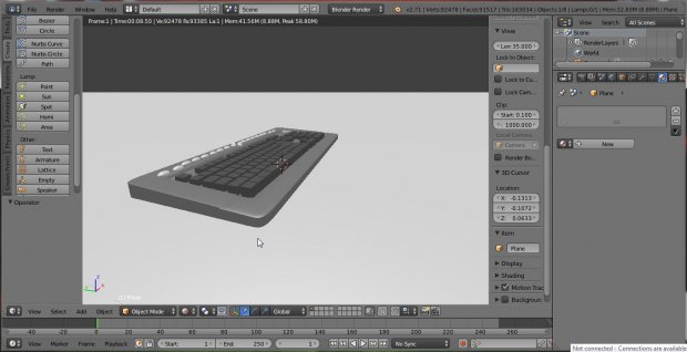 Keyboard Free 3D Model - .3ds .obj .blend .fbx - Free3D
