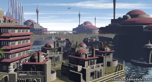 Colony Sector Free 3D Model - .obj - Free3D