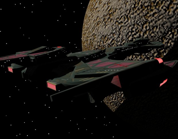 Negh Var級クリンゴン宇宙船 無料3Dモデル - .obj - Free3D