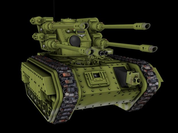 Hydra flak imperial guard cadia Free 3D Model - .obj .sldasm - Free3D