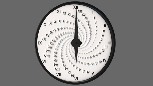 Roman Numeral Clock Free 3D Model - .obj - Free3D