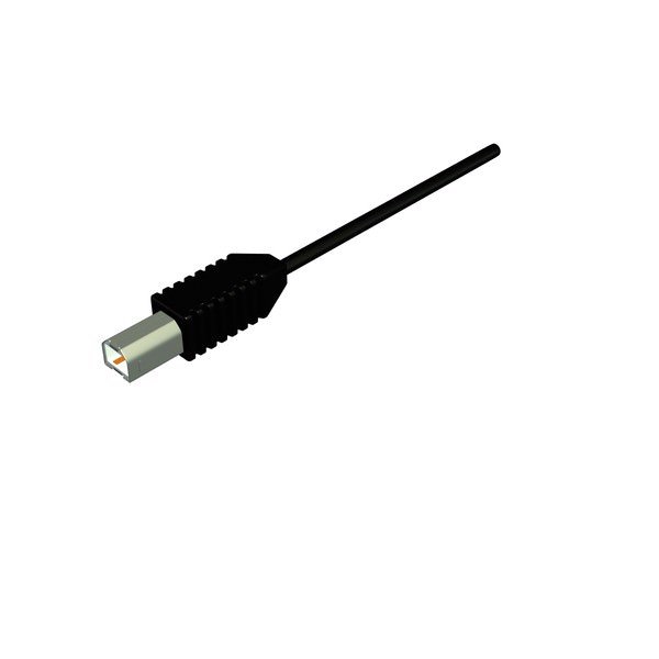USB Type B Male v3 Free 3D Model - .obj .stl - Free3D