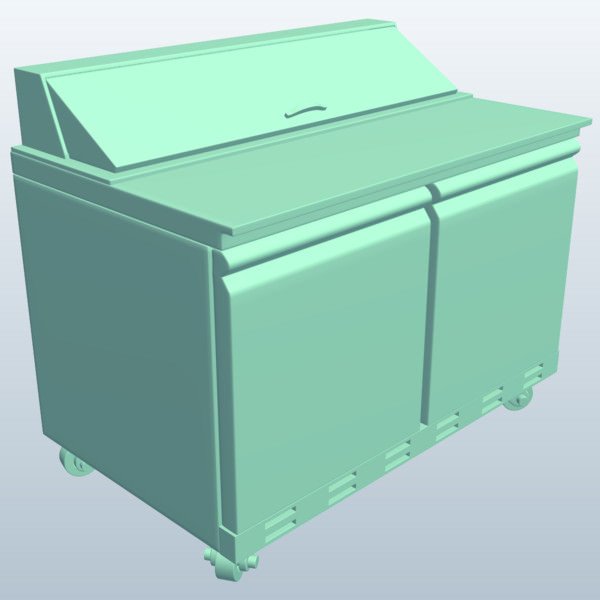 Sandwich prep table v1 Free 3D Model - .obj .stl - Free3D