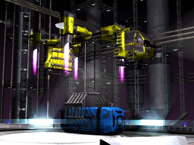 Vega Strike S265-C2 Flying Crane - Rigged Free 3D Model - .blend - Free3D