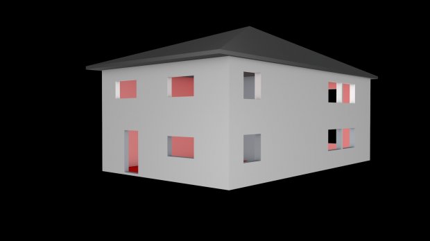 Simple House Free 3D Model - .3ds .obj .dae .c4d - Free3D