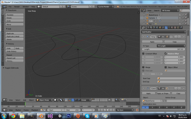 Race Track and Road block Free 3D Model - .3ds .blend - Free3D