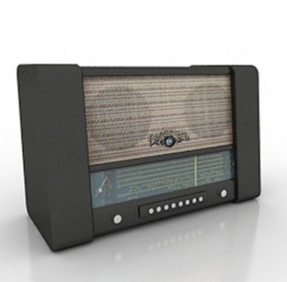 Radio Free 3D Model - .3ds .sldprt - Free3D