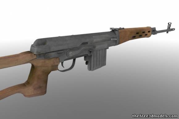 SVD Free 3D Model - .3ds .obj .max .fbx .sldprt - Free3D